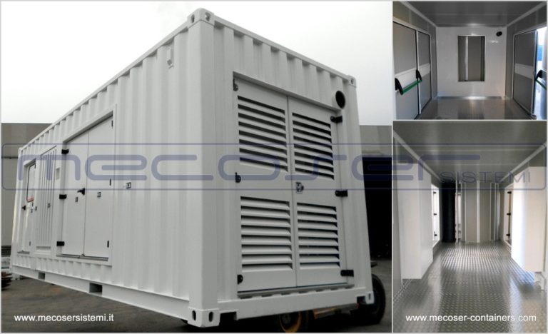 Fifty Containers for Diesel Generator Sets - Mecoser Sistemi - Custom ...