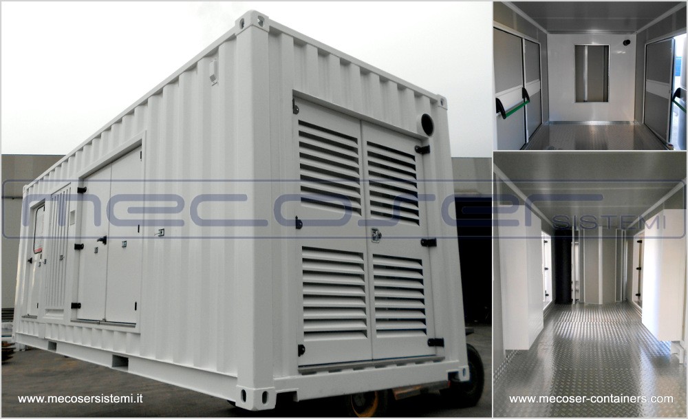 Fifty Containers for Diesel Generator Sets - Mecoser Sistemi - Custom ...