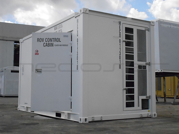 ROV control system in A60 Cabin - Mecoser Sistemi - Custom Containers